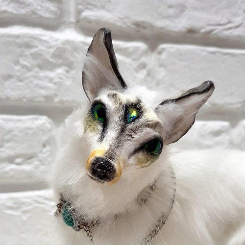 Fox Art Doll Animal OOAK Fantasy Creature Toy Plush Poseable - Etsy