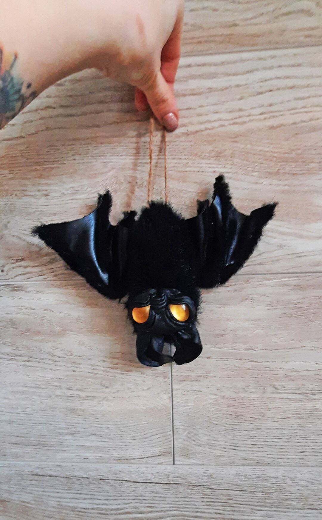 Halloween Decor Plush Bat Toys Taxidermy Vampire Monsters Kawaii - Etsy