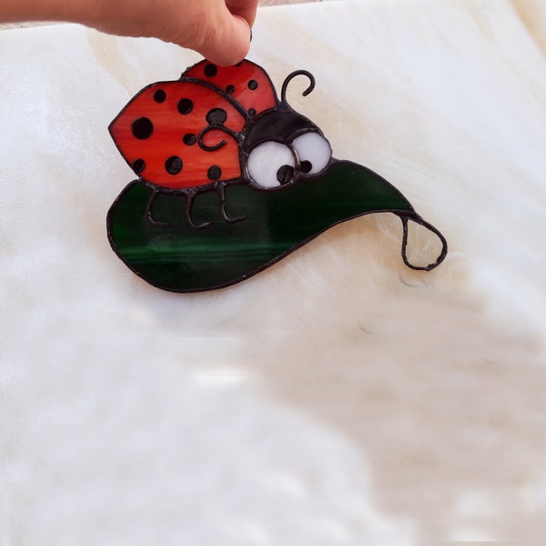 Ladybug Suncatcher - Etsy