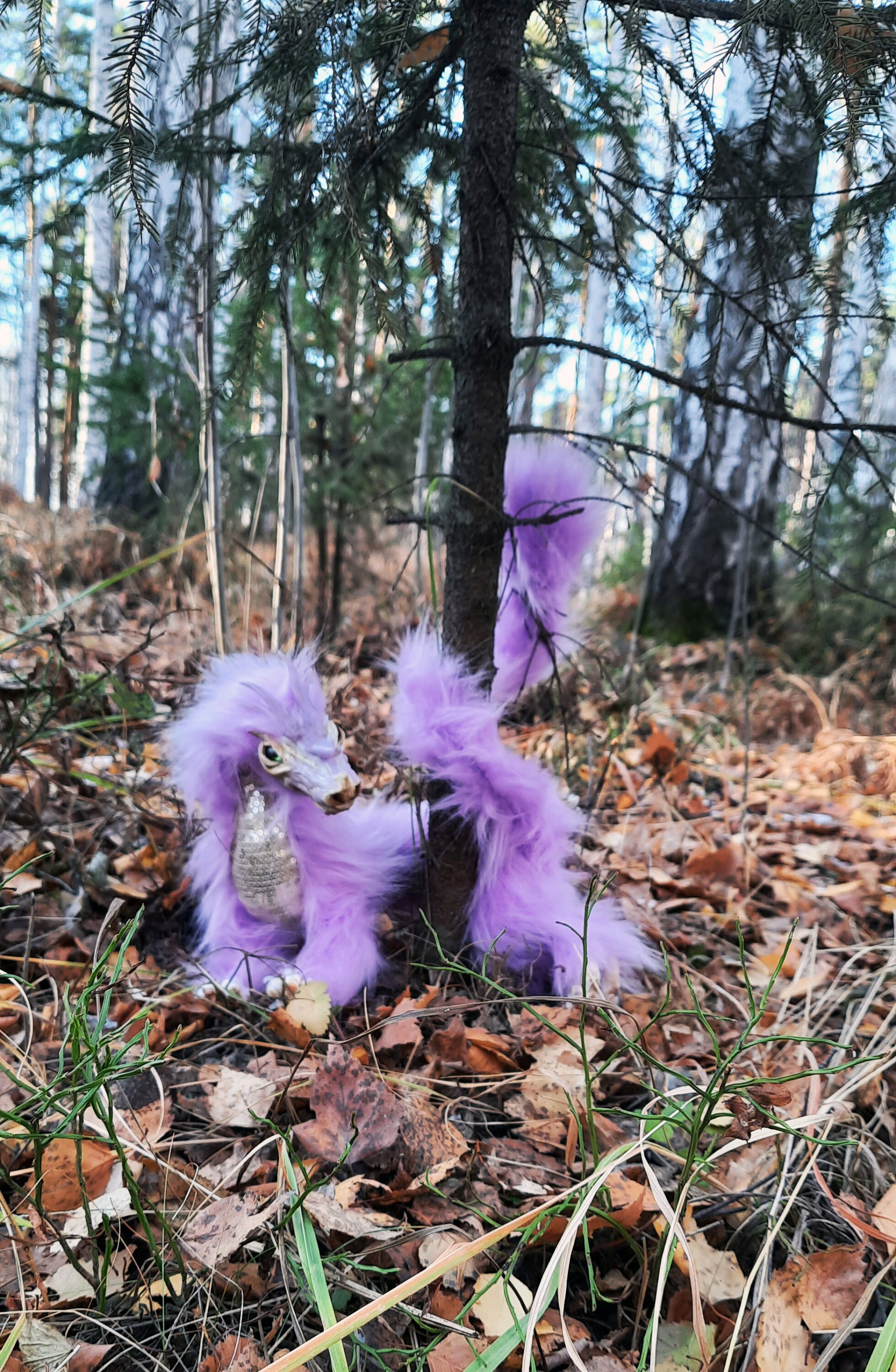 Dragon Poseable Art Doll, Animal Fantasy Creature Toy Plush Ooak - Etsy