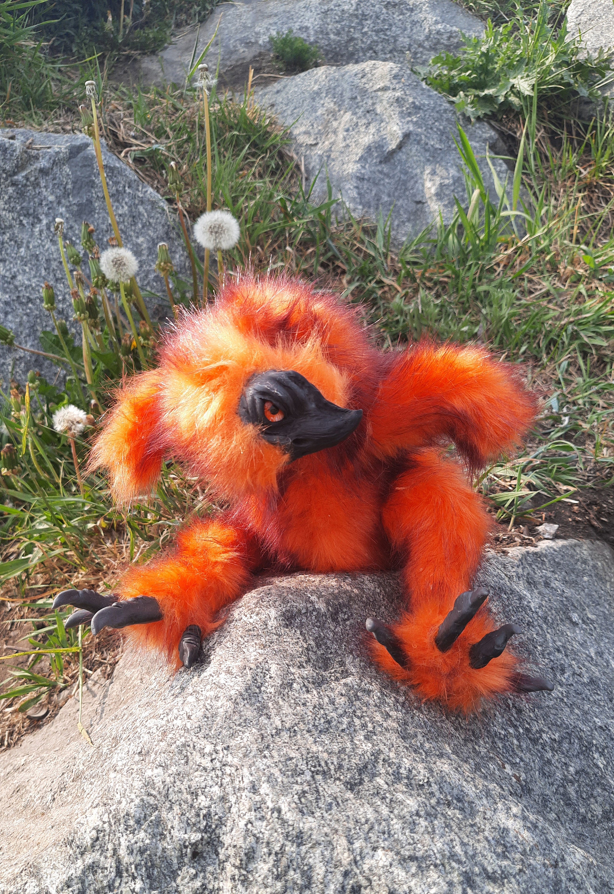 Bird Poseable Art Doll, Phoenix Chick, Fantasy Creature - Etsy