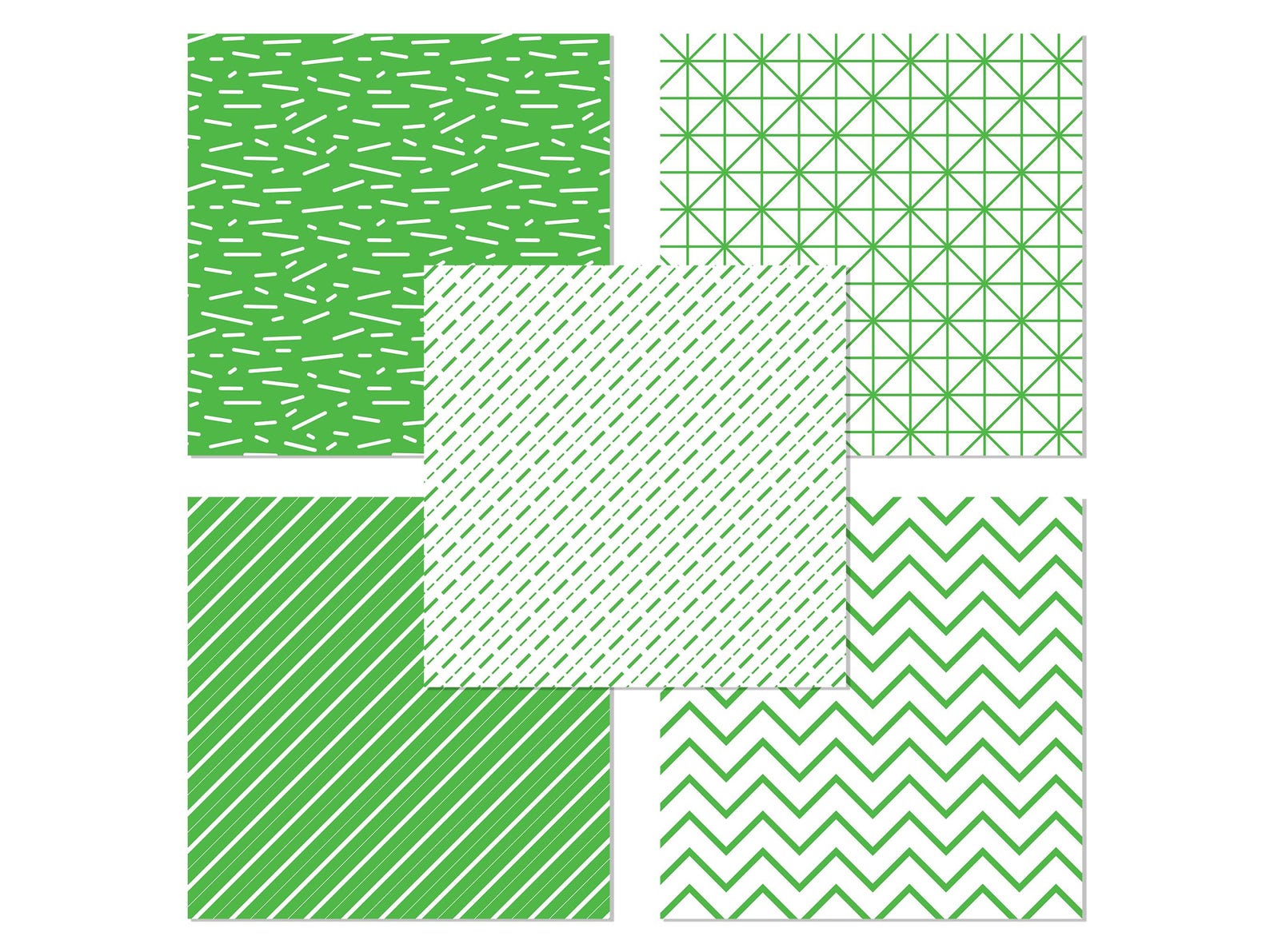 Green Digital Paper | Green Scrapbook Paper | Green Digital Paper Pack ...