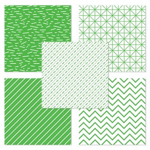 Green Digital Paper | Green Scrapbook Paper | Green Digital Paper Pack ...