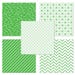 Green Digital Paper | Green Scrapbook Paper | Green Digital Paper Pack ...