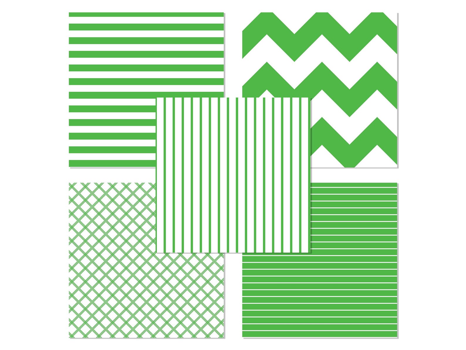 Green Digital Paper | Green Scrapbook Paper | Green Digital Paper Pack ...