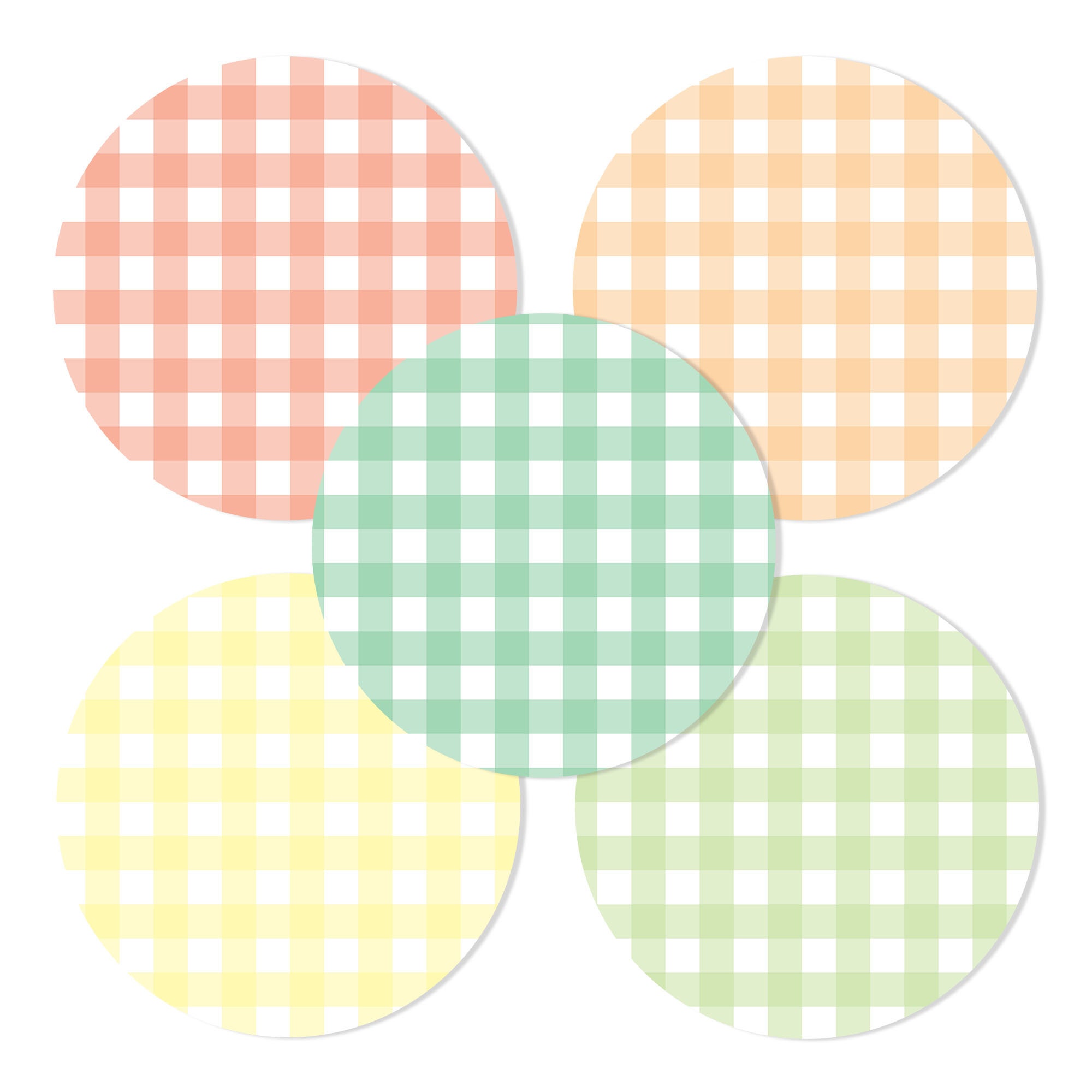 Pastel Rainbow Digital Paper | Pastel Rainbow Plaid Paper | Plaid ...