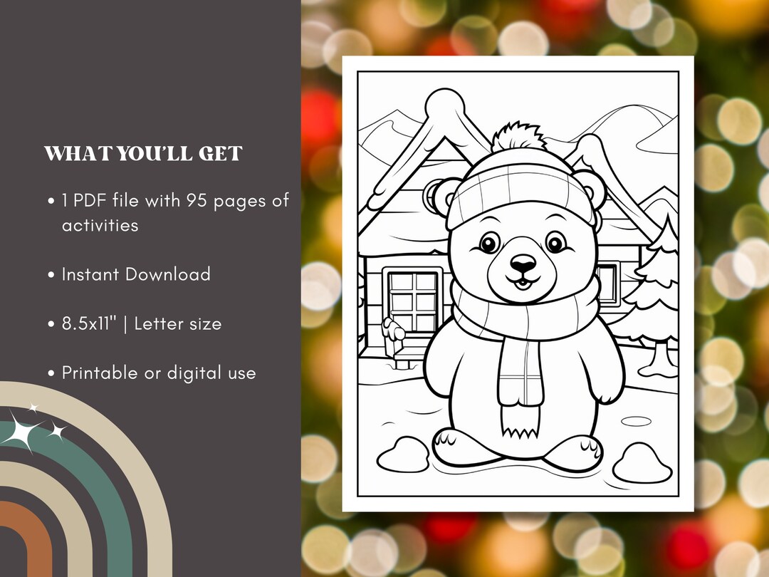 Christmas Coloring Book Fun Christmas Activities for All Ages Christmas ...