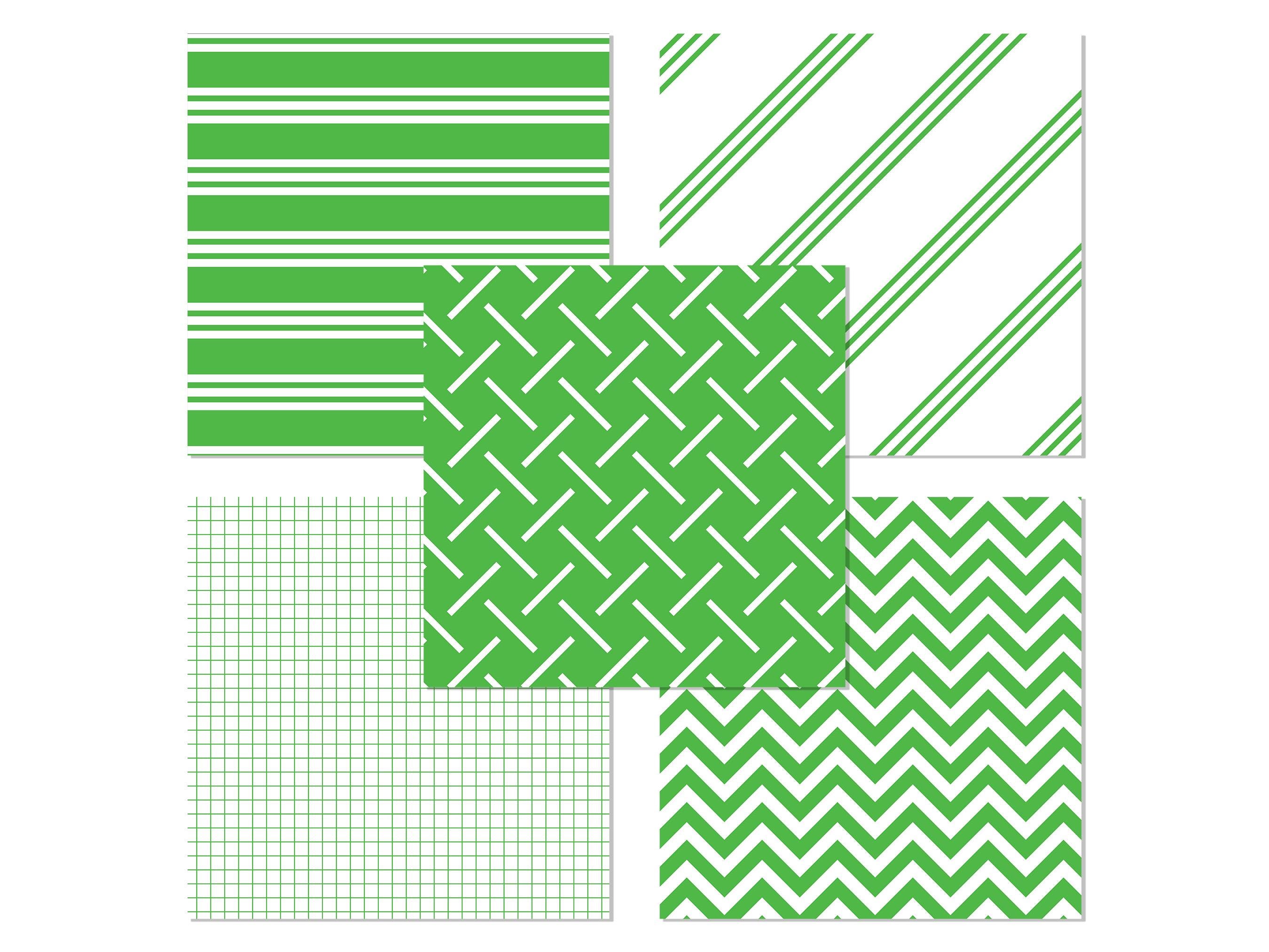 Green Digital Paper | Green Scrapbook Paper | Green Digital Paper Pack ...