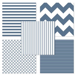 Blue Digital Paper | Blue Scrapbook Paper | Blue Digital Paper Pack ...