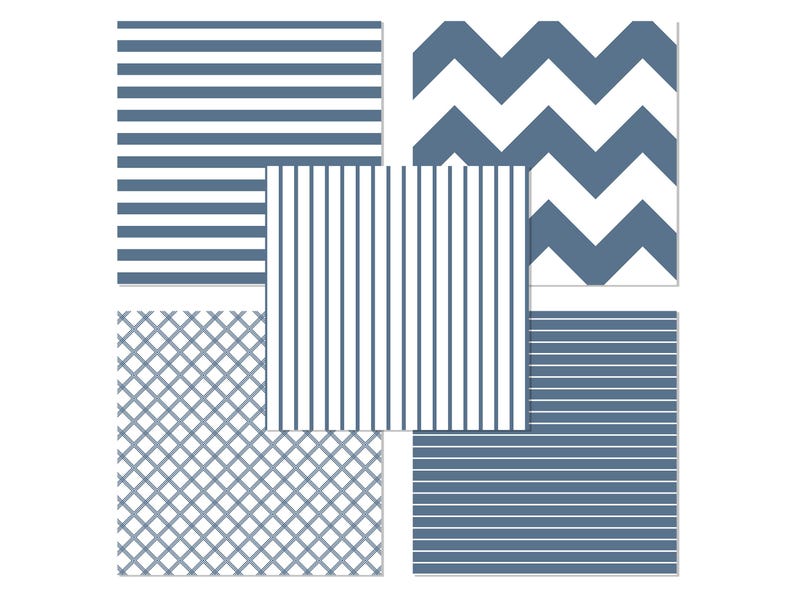 Blue Digital Paper | Blue Scrapbook Paper | Blue Digital Paper Pack ...