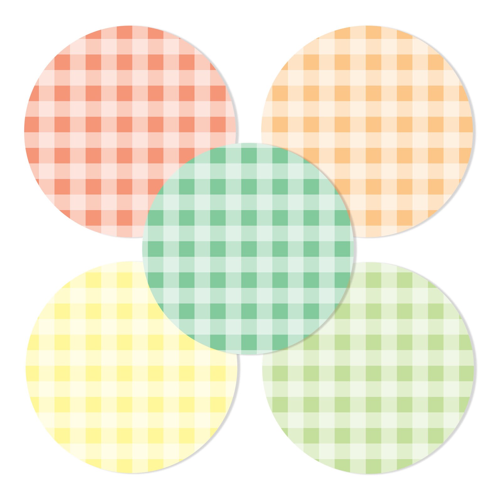 Pastel Rainbow Digital Paper | Pastel Rainbow Plaid Paper | Plaid ...