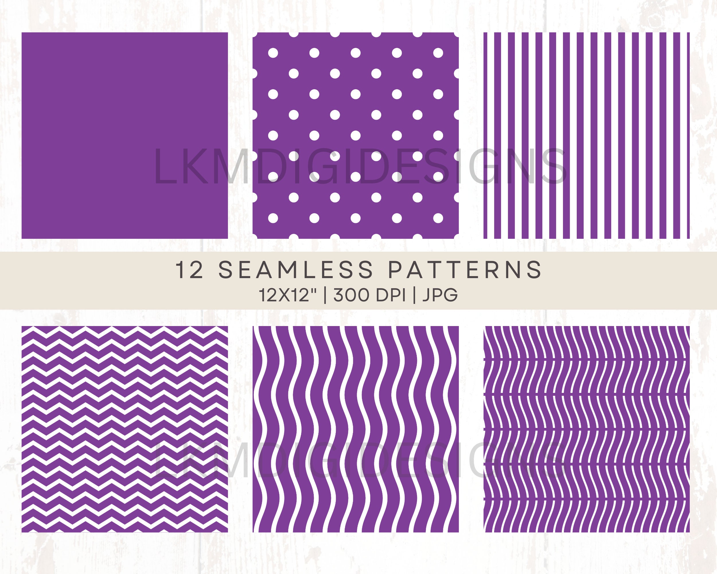 Purple Patterns Digital Paper | Purple Patterns Paper | Purple Digital ...