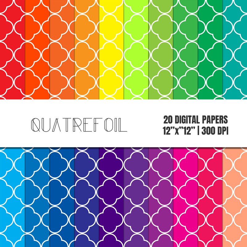 Quatrefoil Pattern - Etsy