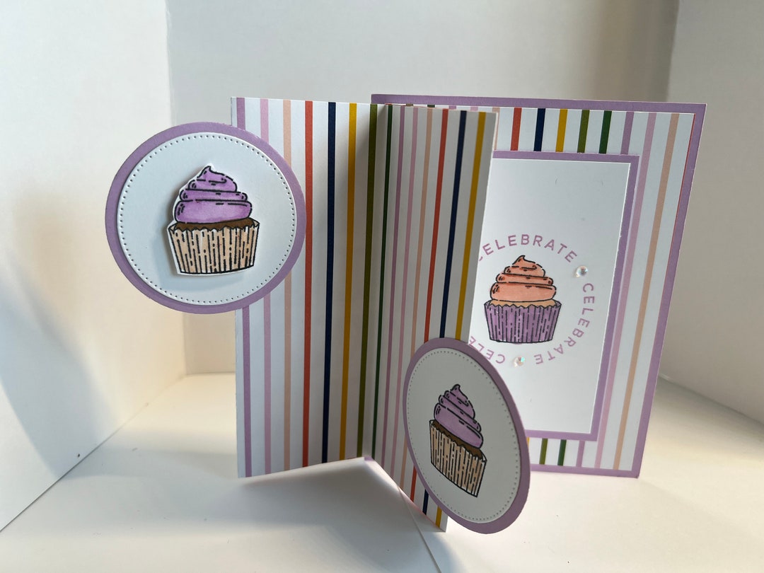 Birthday Cupcakes Flip Book Card - Etsy