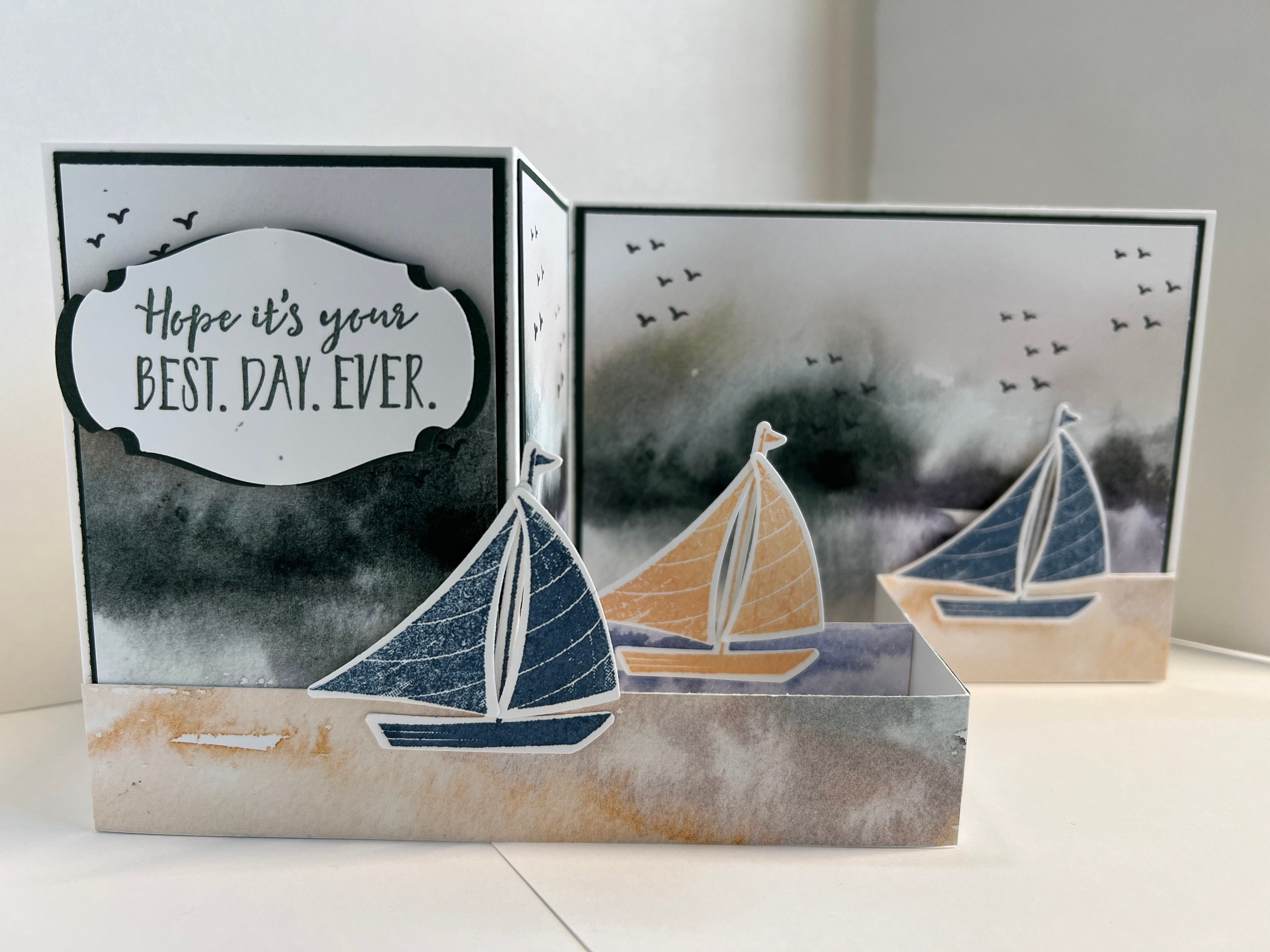 Set Sail Z-fold Card - Etsy