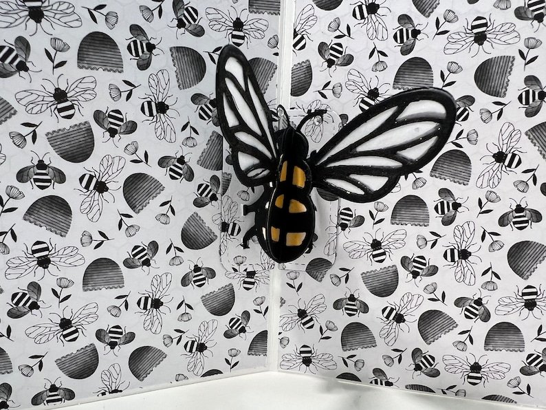 Honey Bee Pop up Card - Etsy