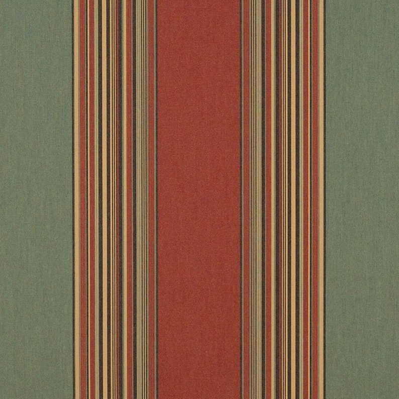 Sunbrella® Henna / Fern Vintage 46" 4969-0000 Awning / Marine Grade ...