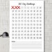 100 Day Challenge, One Hundred Days, Goals, Project Tracker, Wall Chart ...