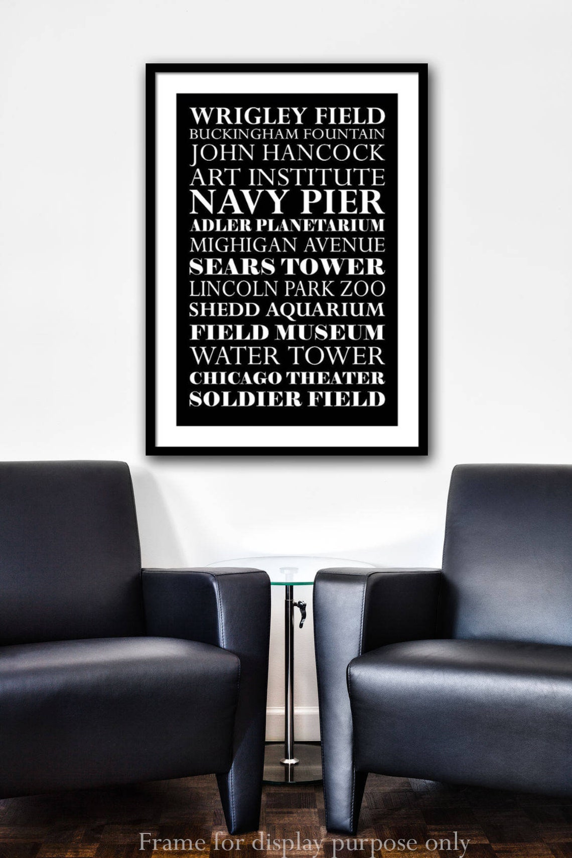 Chicago Print Chicago Landmarks Chicago Artwork Chicago - Etsy