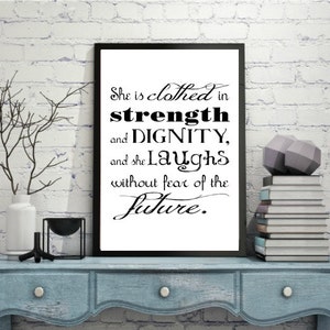 She is Clothed in Strength and Dignity and She Laughs Without Fear of ...