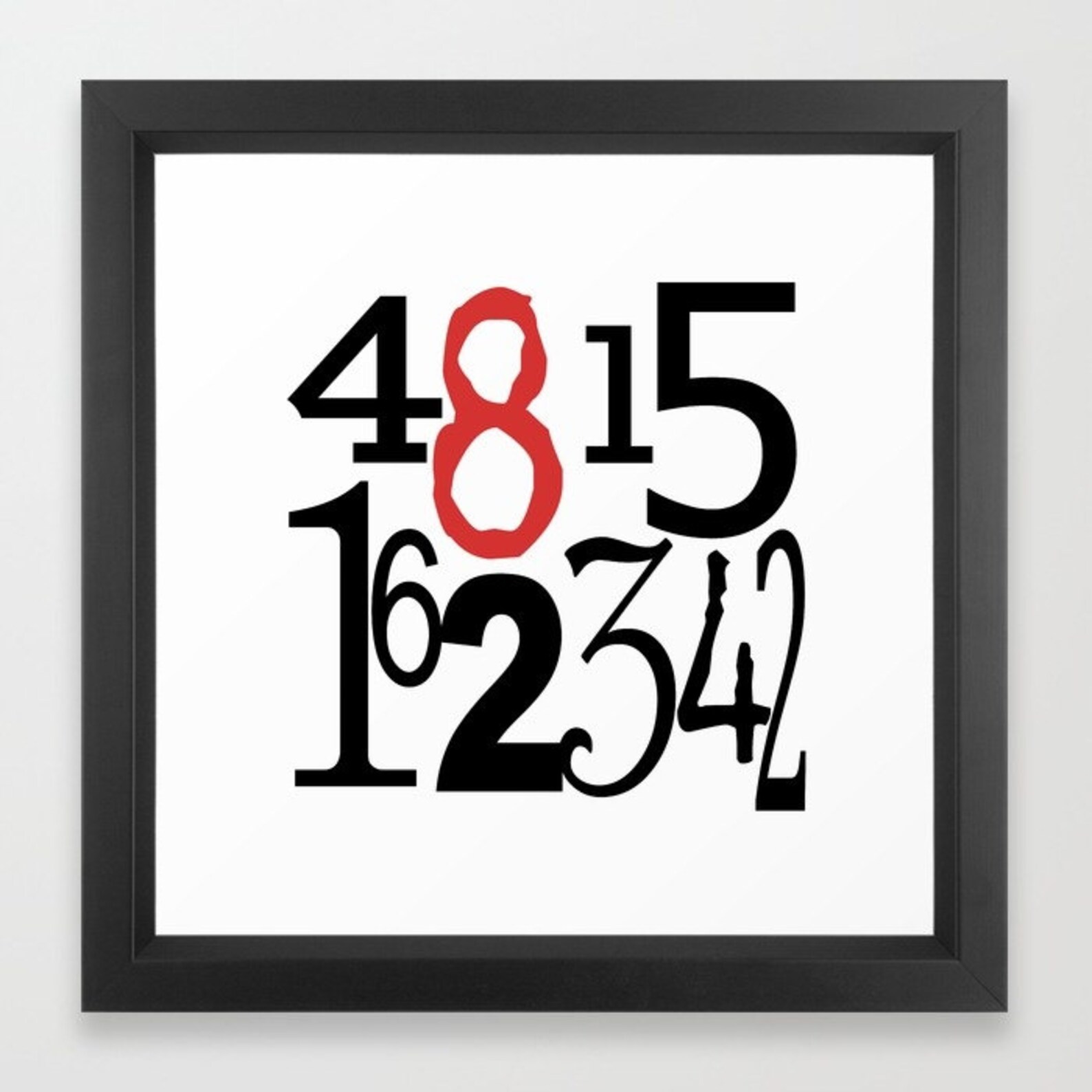 Lost Numbers, Lost Print, 4815162342, Lost Tv Show, Hugo Reyes, Jack ...