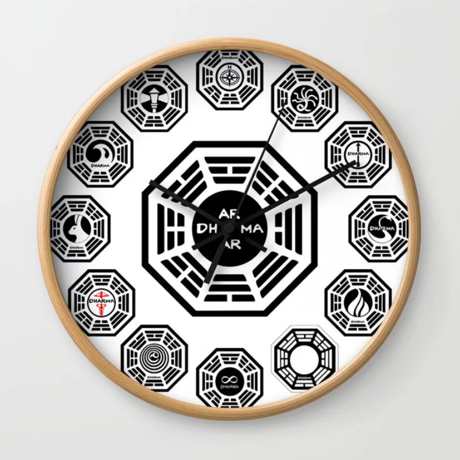 Lost Clock, Dharma Clock, Gift for Lost Fan, Lost Lover, Lost TV Show ...