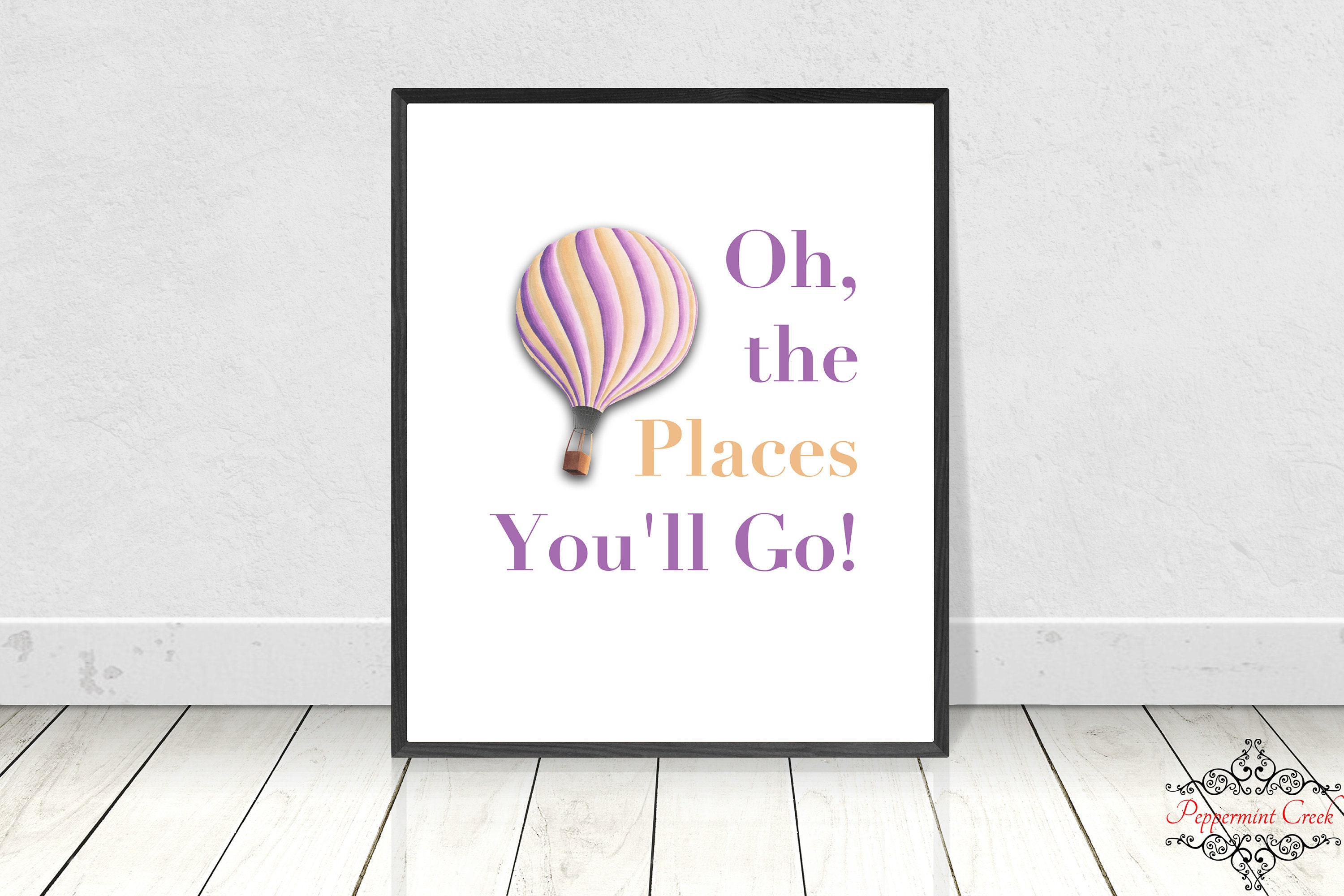 Oh the Places You'll Go Digital Download Dr Seuss Print - Etsy