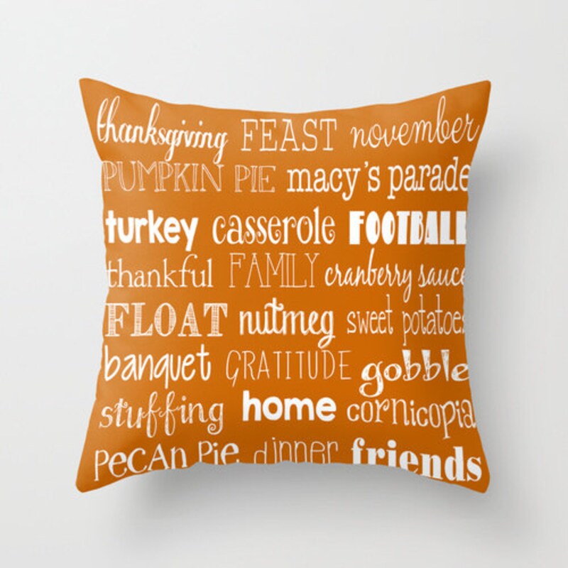 Typography Pillow - Etsy