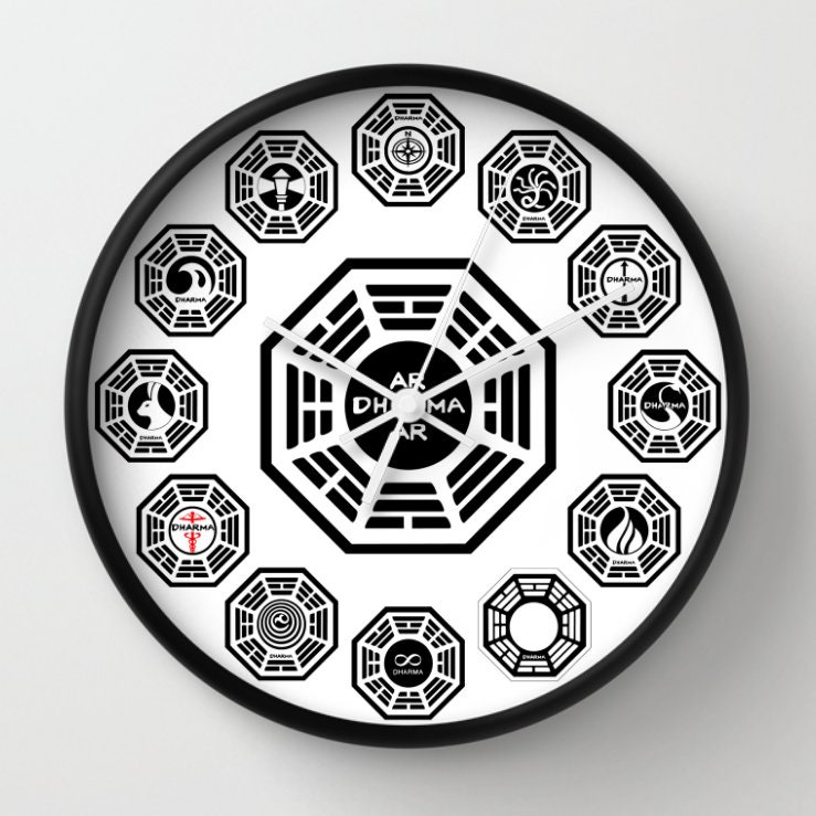 Lost Clock, Dharma Clock, Gift for Lost Fan, Lost Lover, Lost TV Show ...