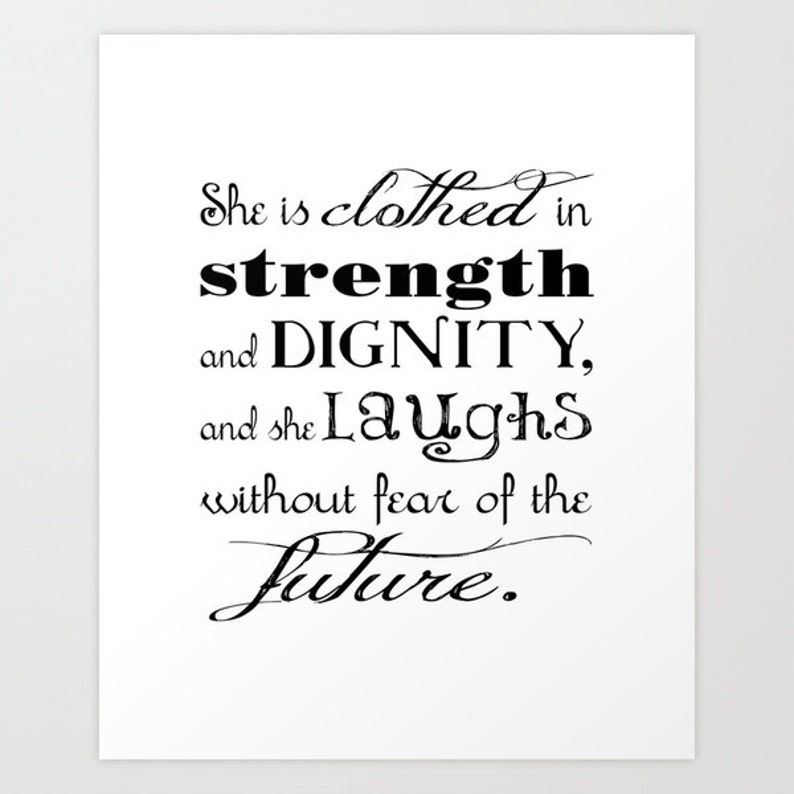 She is Clothed in Strength and Dignity and She Laughs Without Fear of ...