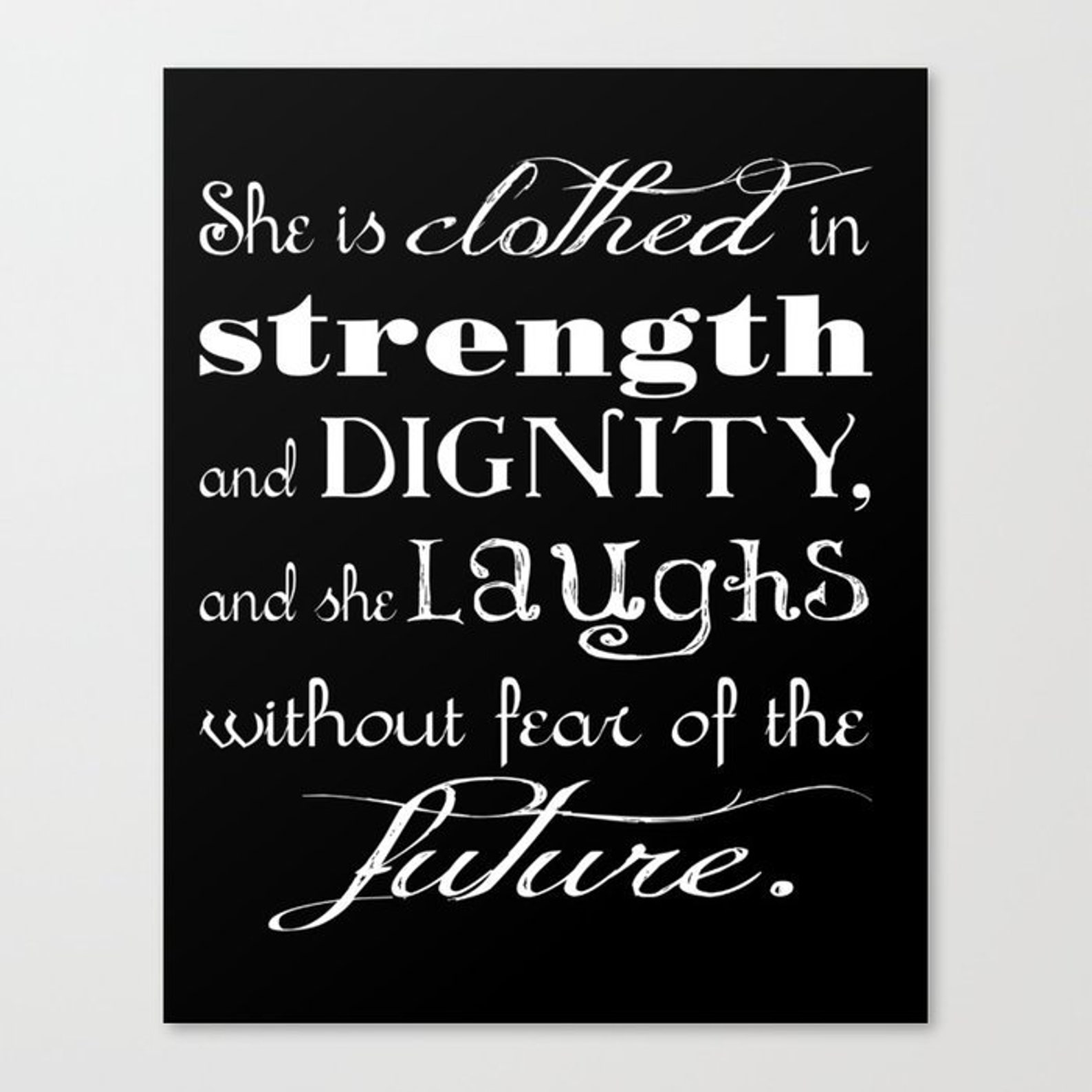 She is Clothed in Strength and Dignity and She Laughs Without Fear of ...