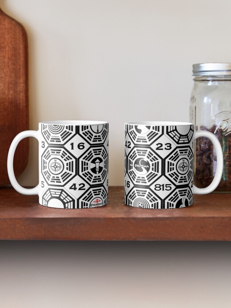 Lost Mug, Dharma Initiative Mug, the Arrow Station Mug, Lost TV Show ...