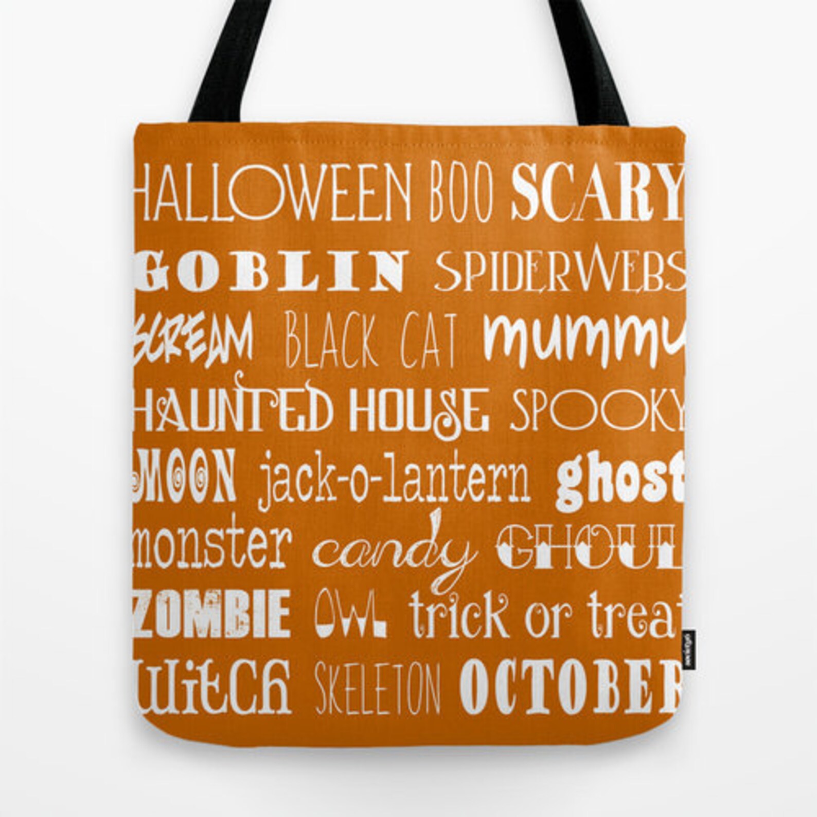 Halloween Tote, Halloween Bag, October Tote, October Bag, Trick or ...