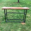 Reclaimed Wood and Pipe Table. Industrial Table. Black Iron Pipe Table ...