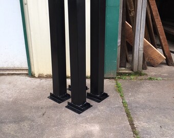 Metal Post Table Legs - Etsy