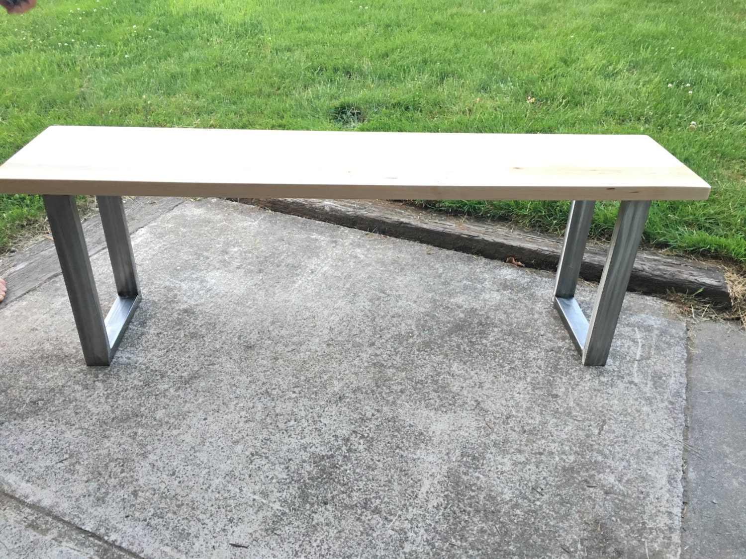 Maple Bench. Hardwood Bench. Industrial Bench. Hallway Table. Dining ...