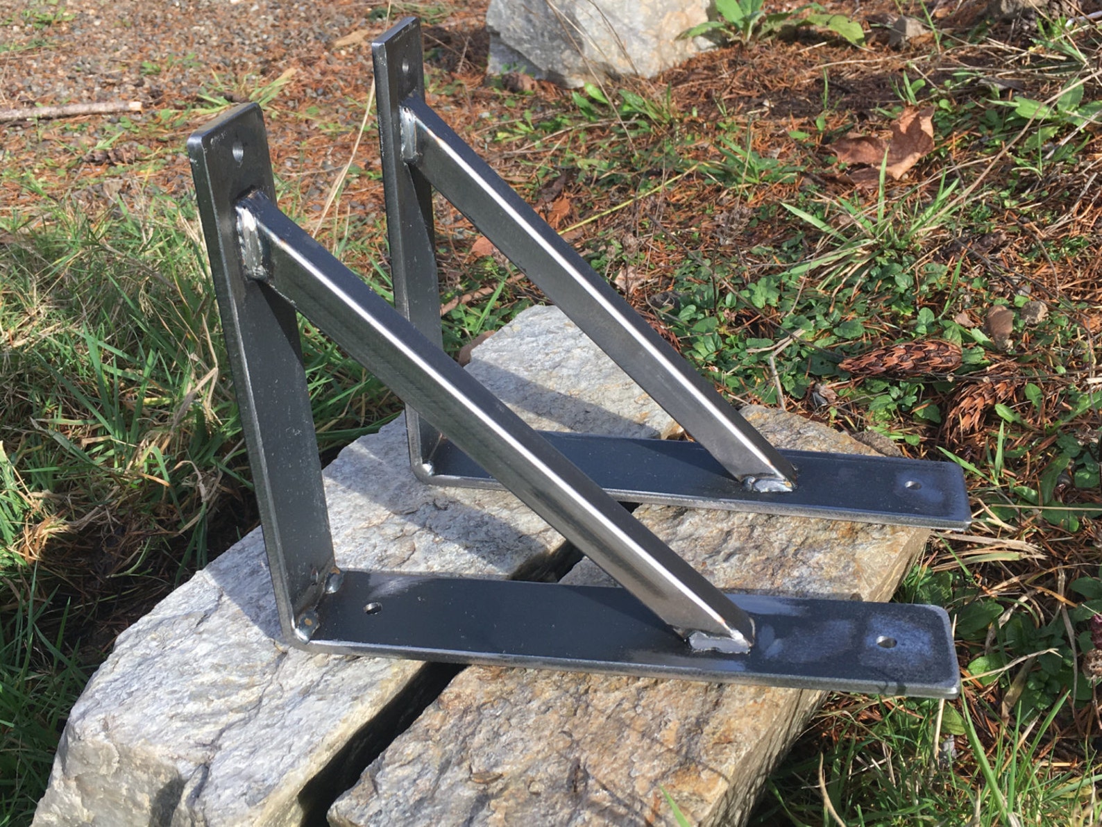 Shelf Brackets. Brackets With Support. Industrial Brackets. Metal ...
