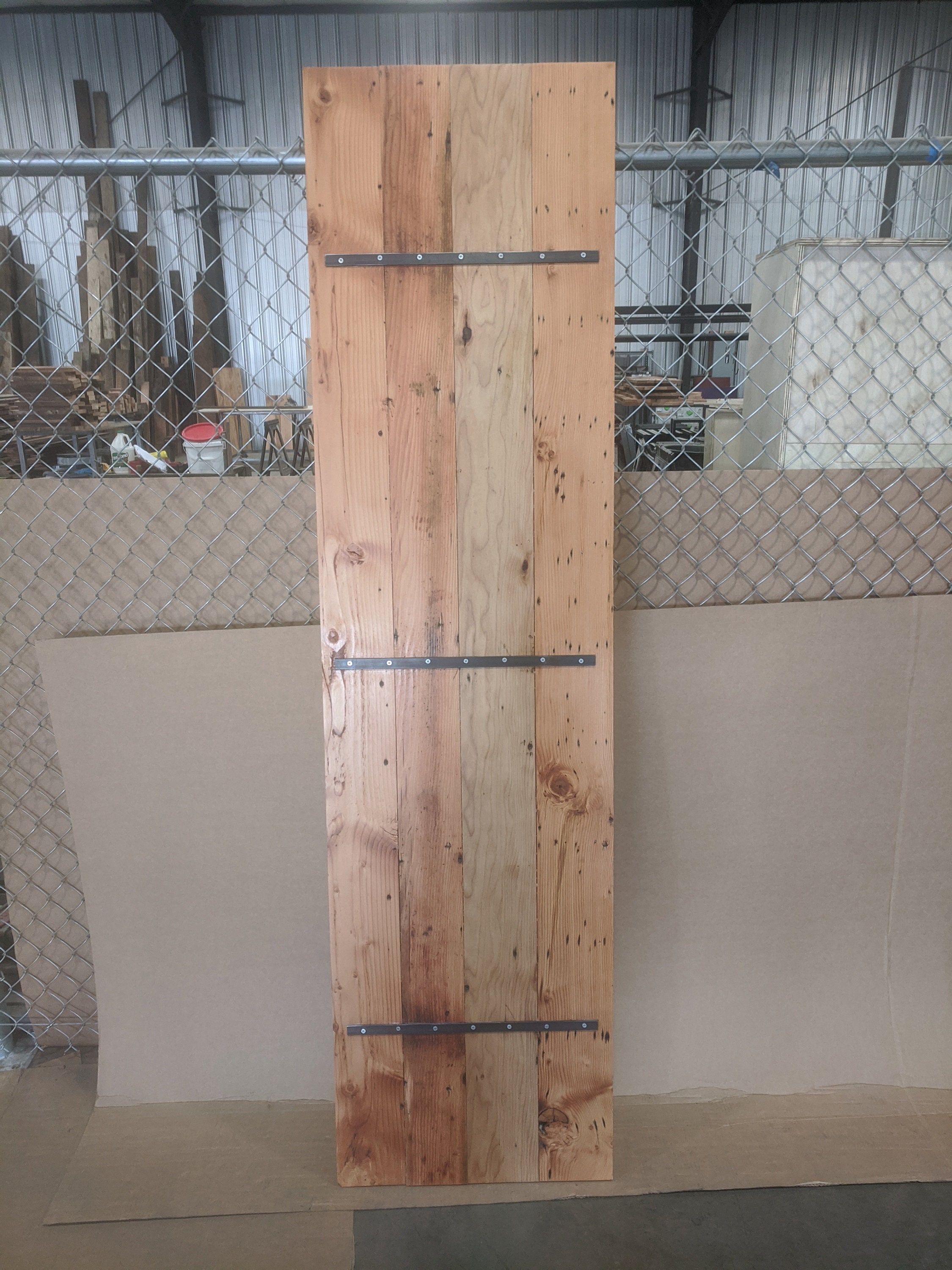 Reclaimed Wood Modesty Panel Addition With Bracket. Privacy Wall. Desk ...