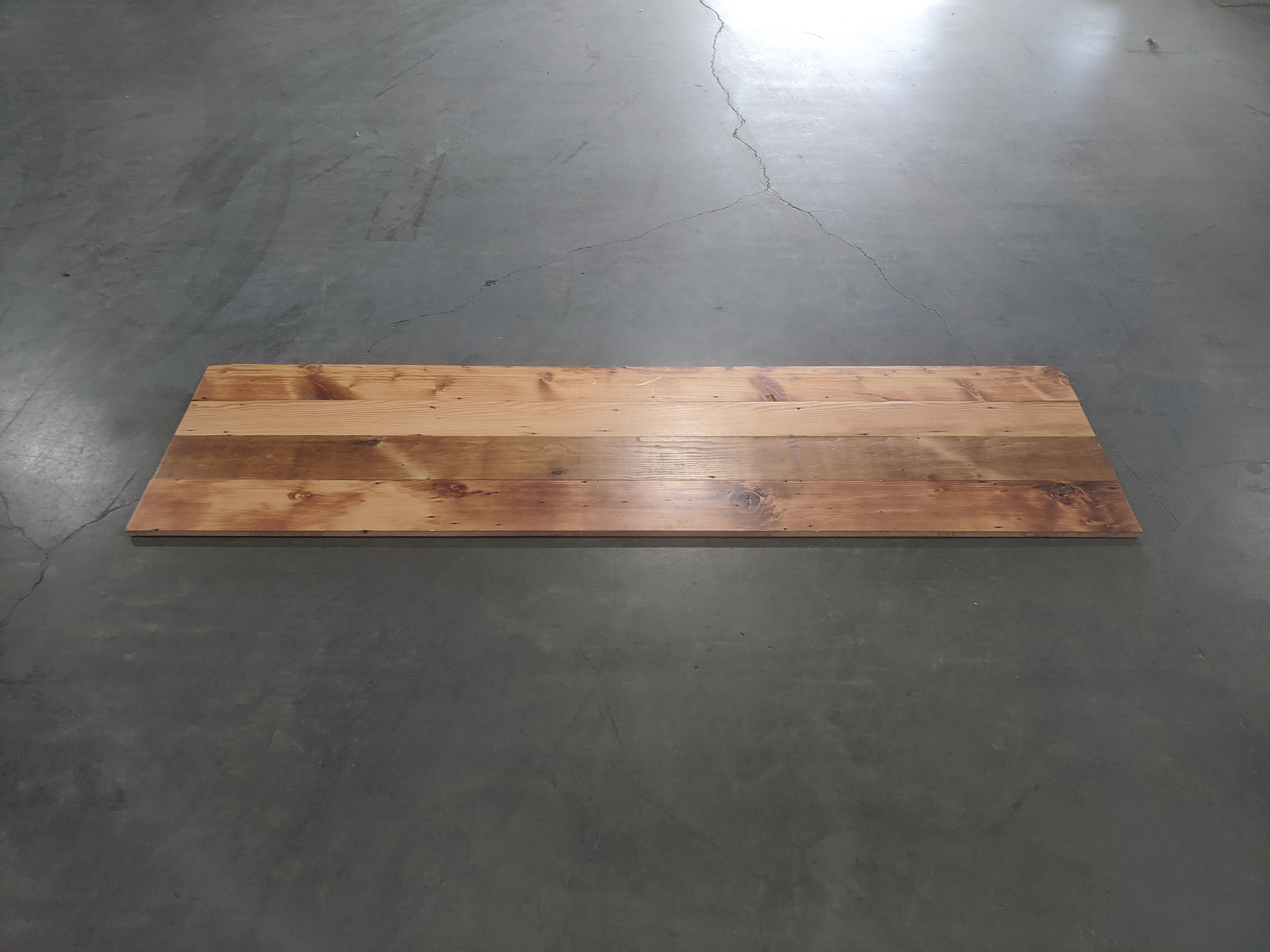 Reclaimed Wood Modesty Panel Addition With Bracket. Privacy Wall. Desk ...