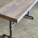 Reclaimed Wood Black Pipe Bench. Industrial Bench. Rustic Bench. Black ...