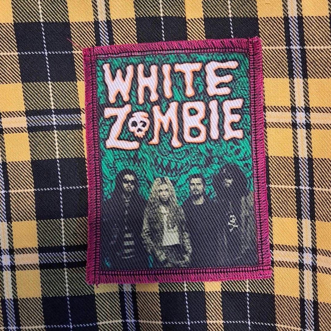 White Zombie Patch Metal - Etsy