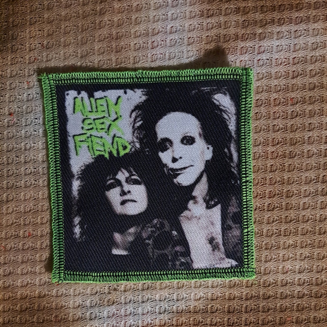 Alien Sex Fiend Patch Goth Etsy