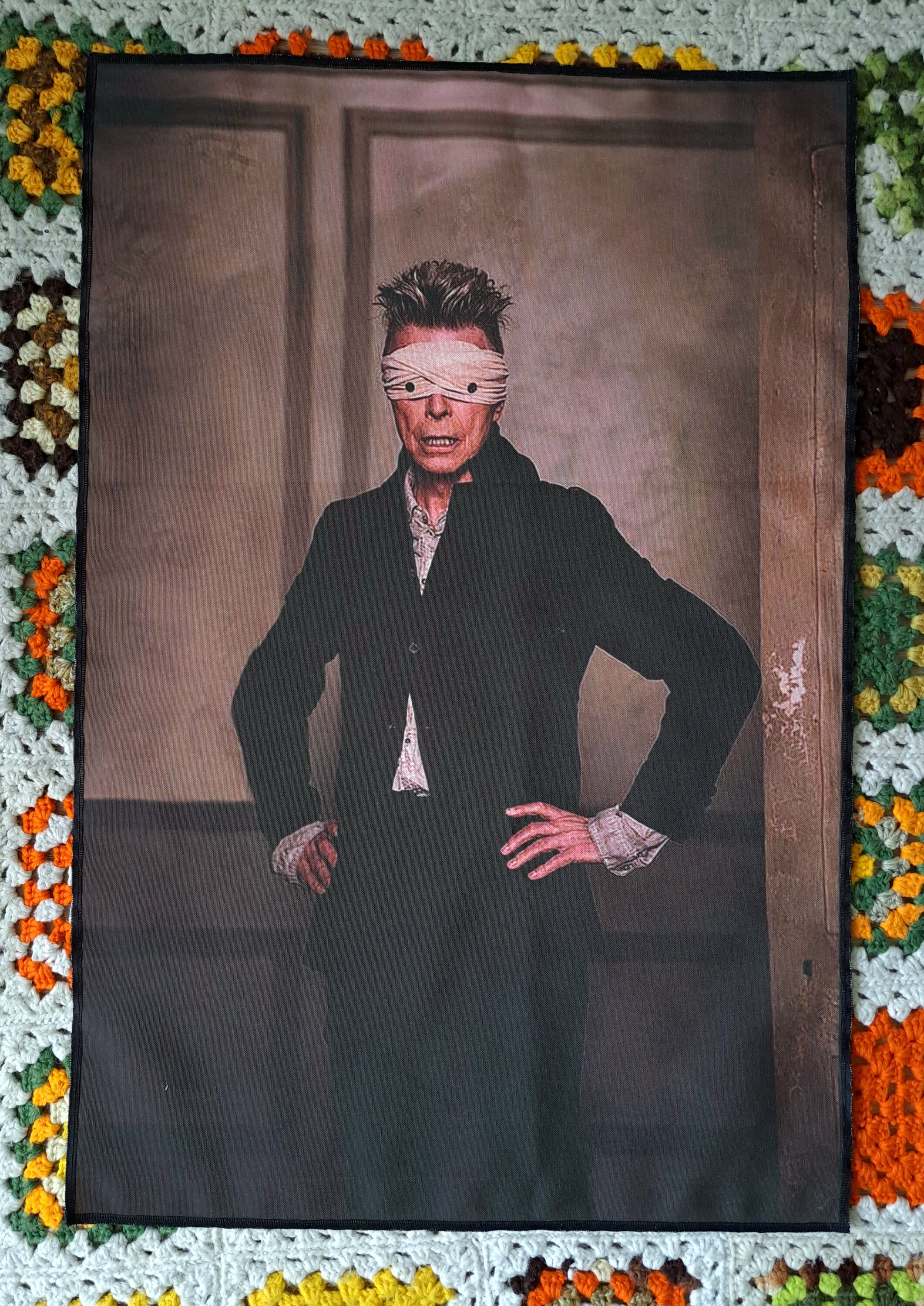 David Bowie Cloth Poster Punk Goth - Etsy