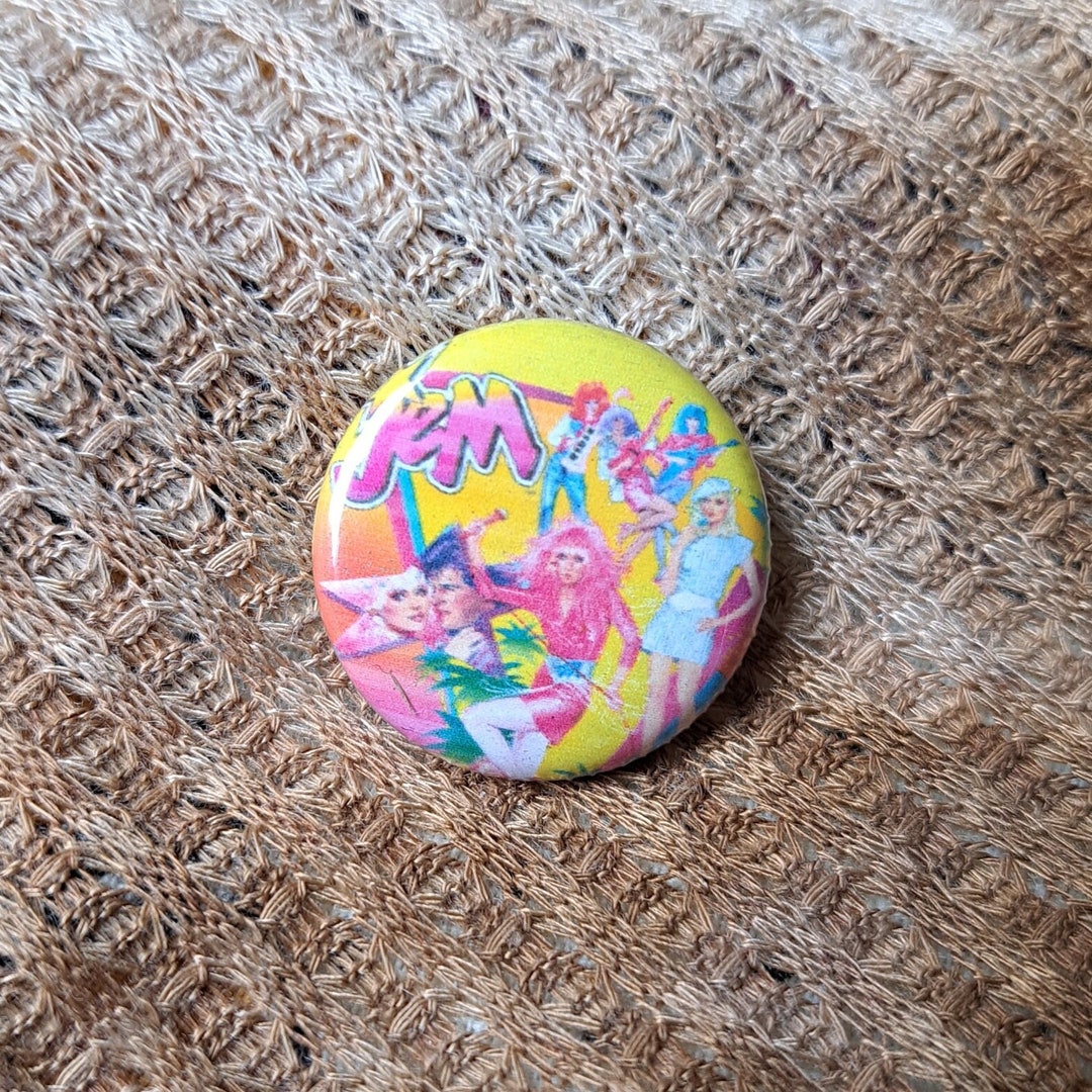 Button, Jem and the Holograms, 80s - Etsy