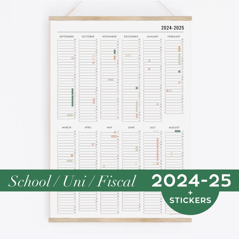 School Year Planner - Etsy