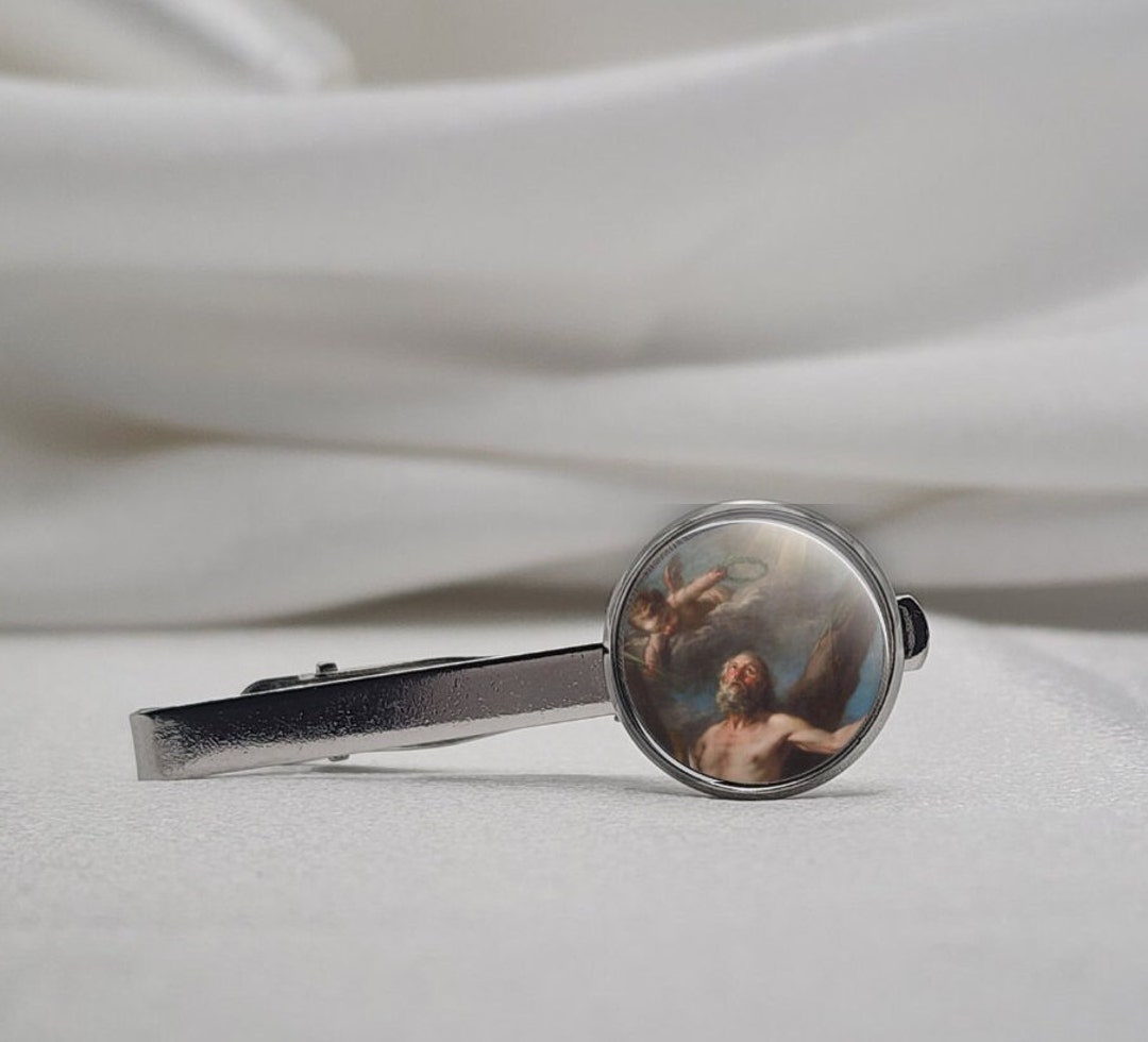 Personalized Saint Tie Clip: Custom Made With Your Chosen Patron Saint ...