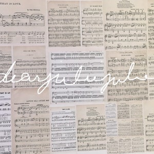 Digital - Music - Old Fashioned Love Songs Music Pages & Ehemera ...