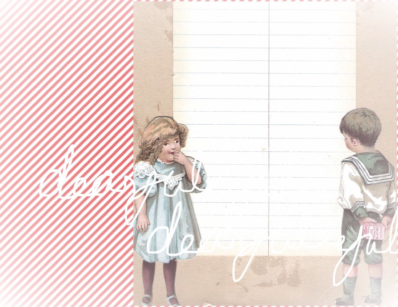 Digital - Patriotic Red White Blue Journal Pages & Ephemera Digital Kit ...