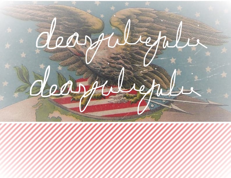 Digital - Patriotic Red White Blue Journal Pages & Ephemera Digital Kit ...