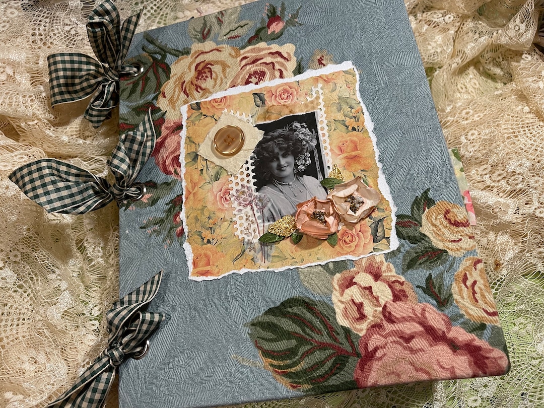 JOURNAL Marie Scrapbook Style Journal Page Journal One of a Kind ...